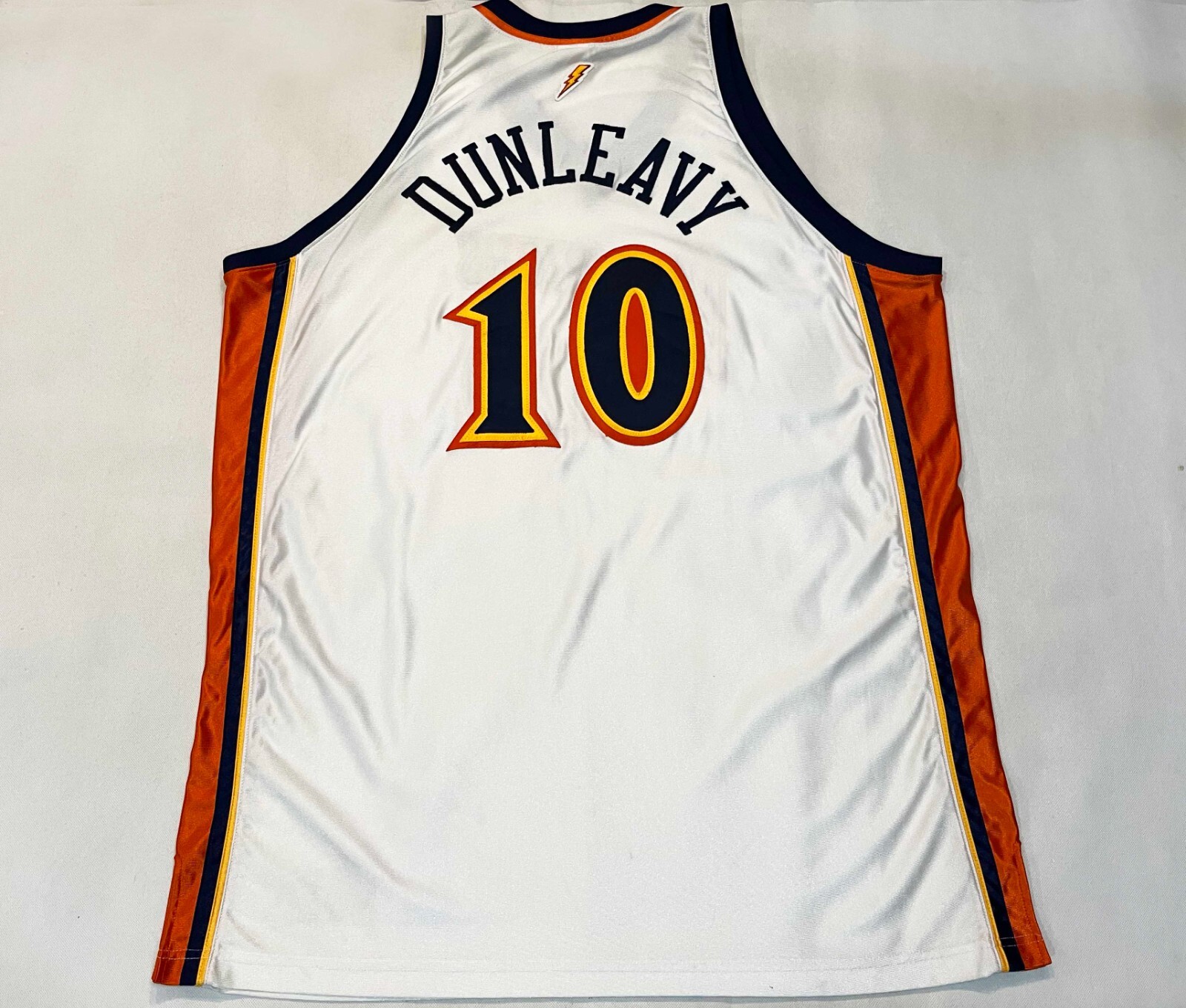 Reebok Authentic NBA Golden State Warriors DUNLEAVY #10 Jersey Sz 56 ...