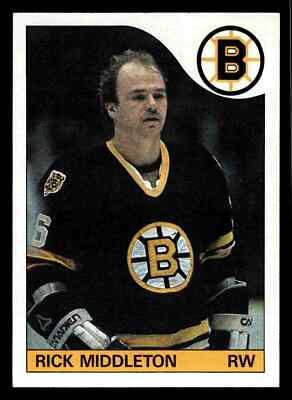 1985-86 Topps Rick Middleton #64 - Boston Bruins | eBay