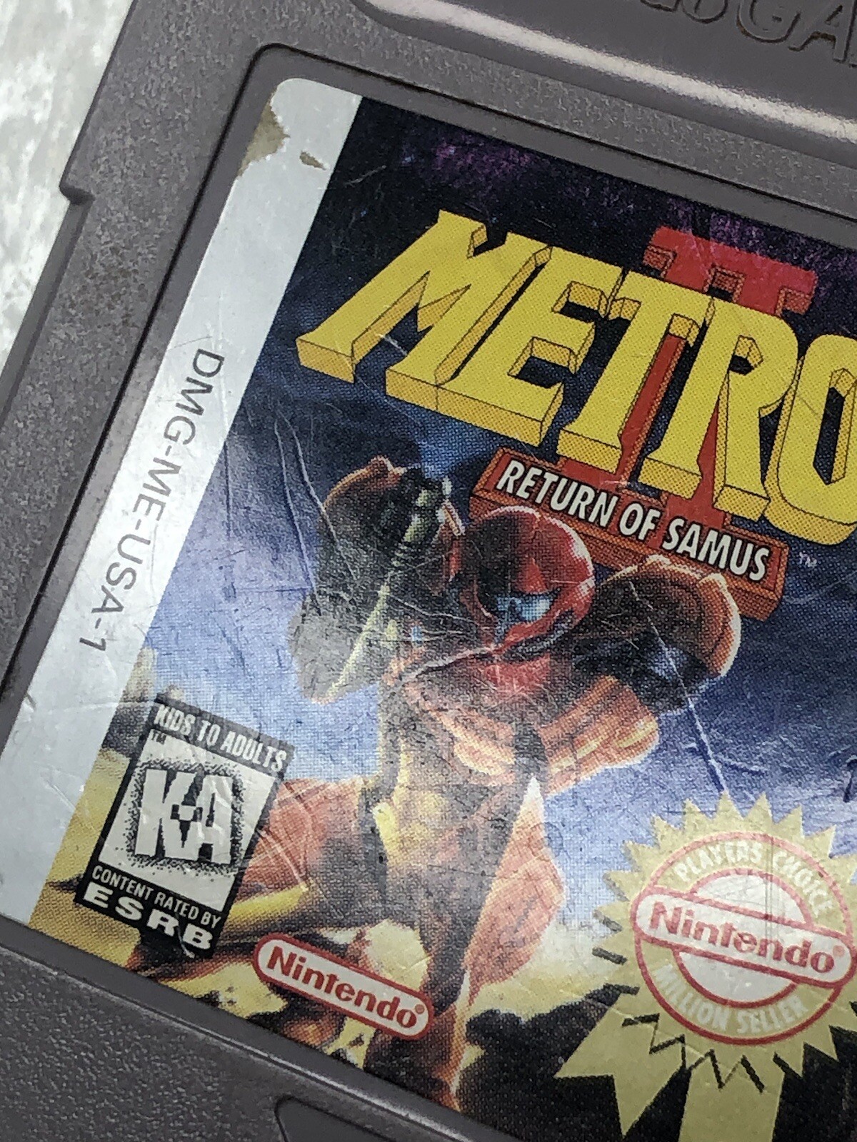 Metroid II Return of Samus Nintendo Game Boy Gameboy Original Authentic ...