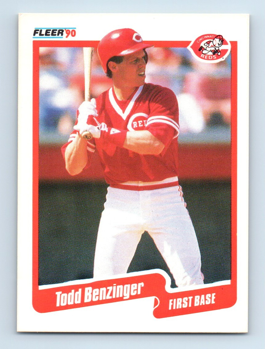 1990 Fleer Todd Benzinger Cincinnati Reds #413 | eBay