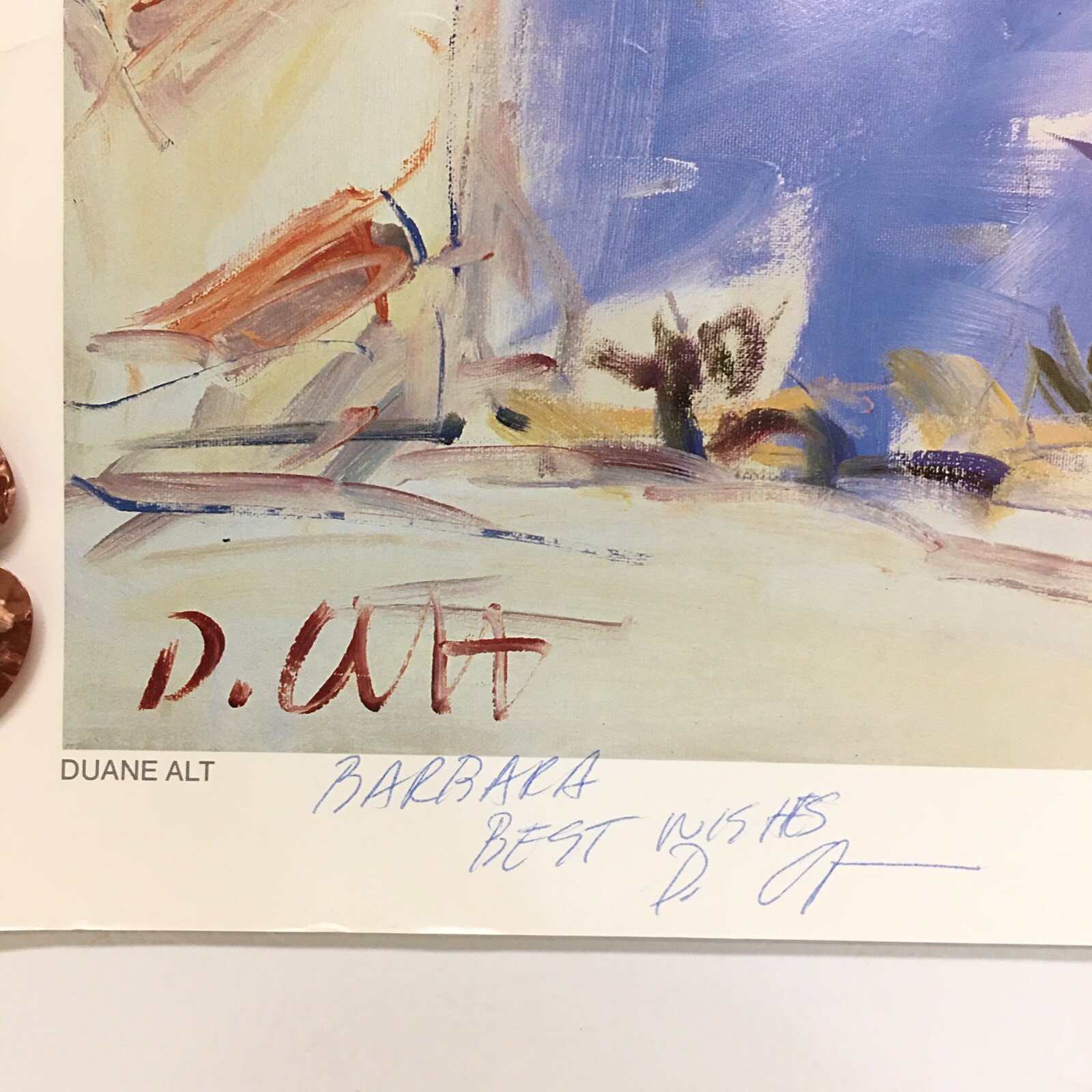 Duane Alt SIGNED Wall Art Poster Print Nice, Promenade Des Anglais ...