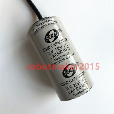 CD60 Motor Start Capacitor 600 MFD 600UF 250VAC 250V HVAC Capacitor ...