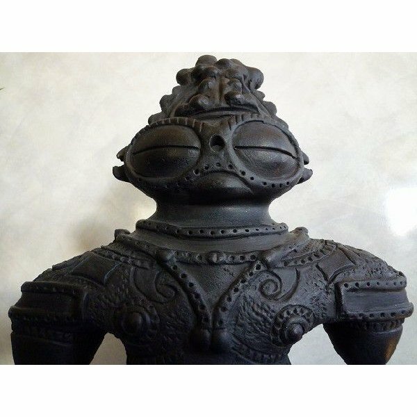 Replica Dogu Jomon Light shield earthen Haniwa Clay Statue Figure Japan ...