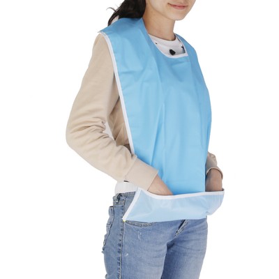 PVC Adult Bibs Clothing Protector Eating Dental Dining Washable ...
