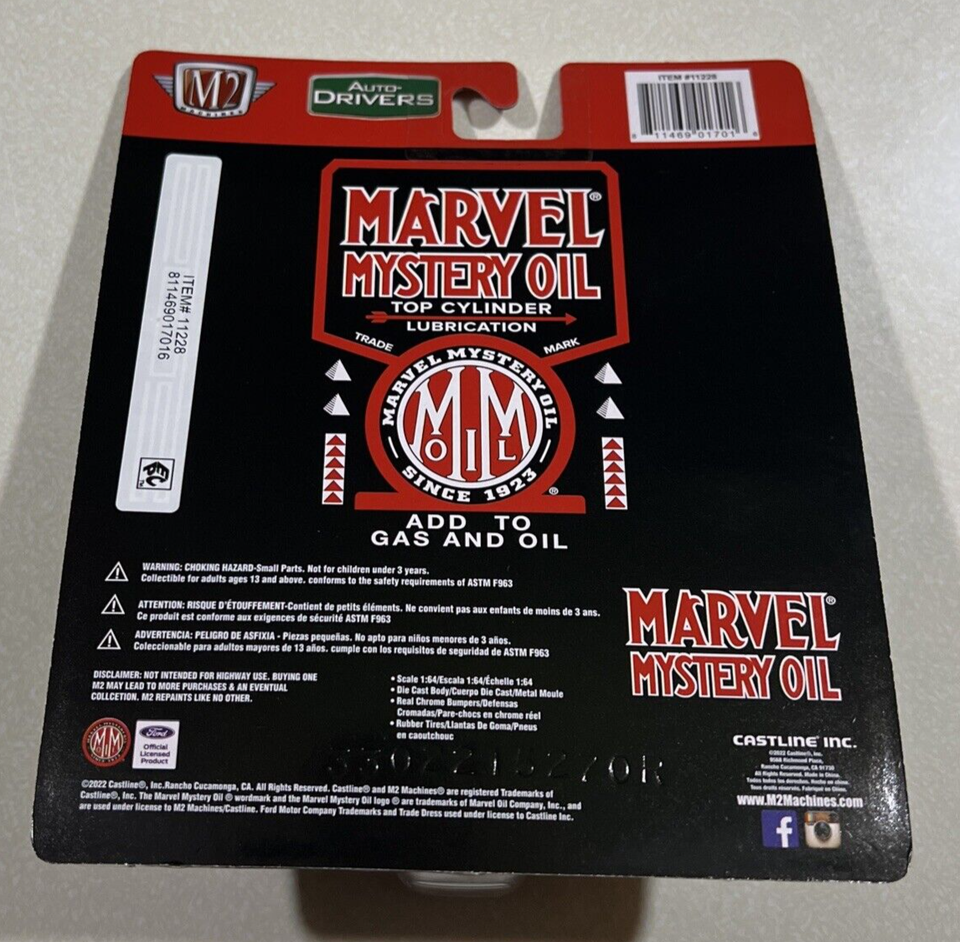 NEW 2023 M2 Machines "MARVEL MYSTERY OIL" 1949 MERCURY CUSTOM R91 | eBay