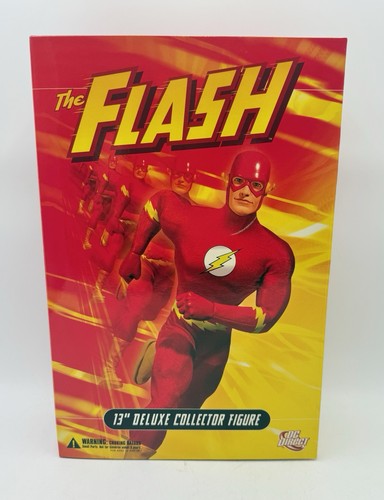 NIB The Flash DC Direct 13" Deluxe Collector Figure Poseable 1:6 Scale ...