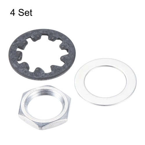 Patikil Metric Guitar Nut Washer For Guitar Input/Output Jack Socket L ...