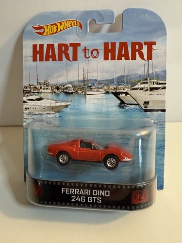 Hot Wheels Hart To Hart Ferrari Dino 246 GTS *Package Bent* | eBay