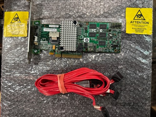 LSI MR SAS 9260-4i SAS Raid Controller L3-25121-45B + 4 Port SATA Cable ...