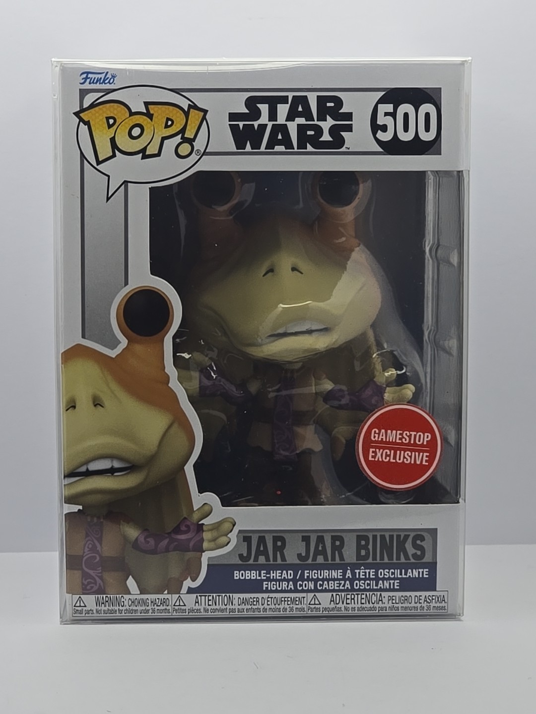 Funko Pop! Vinyl: Star Wars - Jar Jar Binks - GameStop (Exclusive) #500 ...