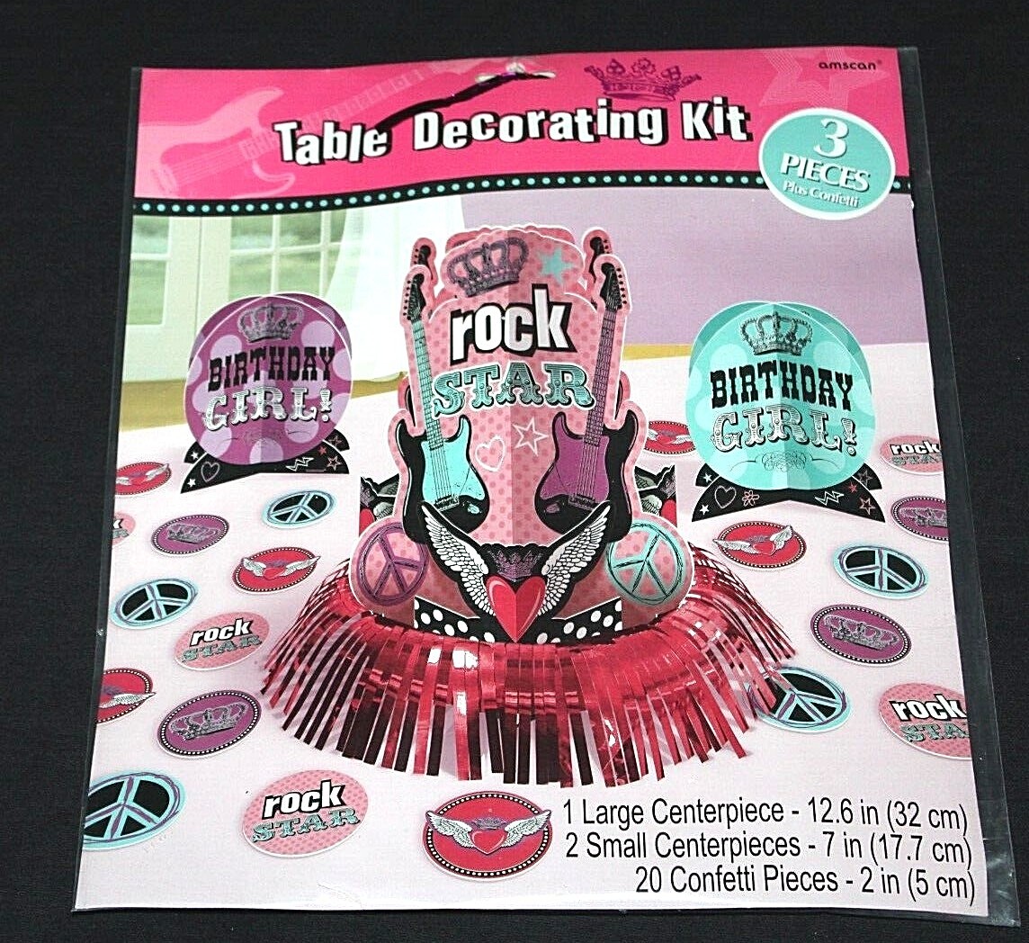 Rockstar Party Centerpieces Amazon.com: Rock And Roll Themed Birthday