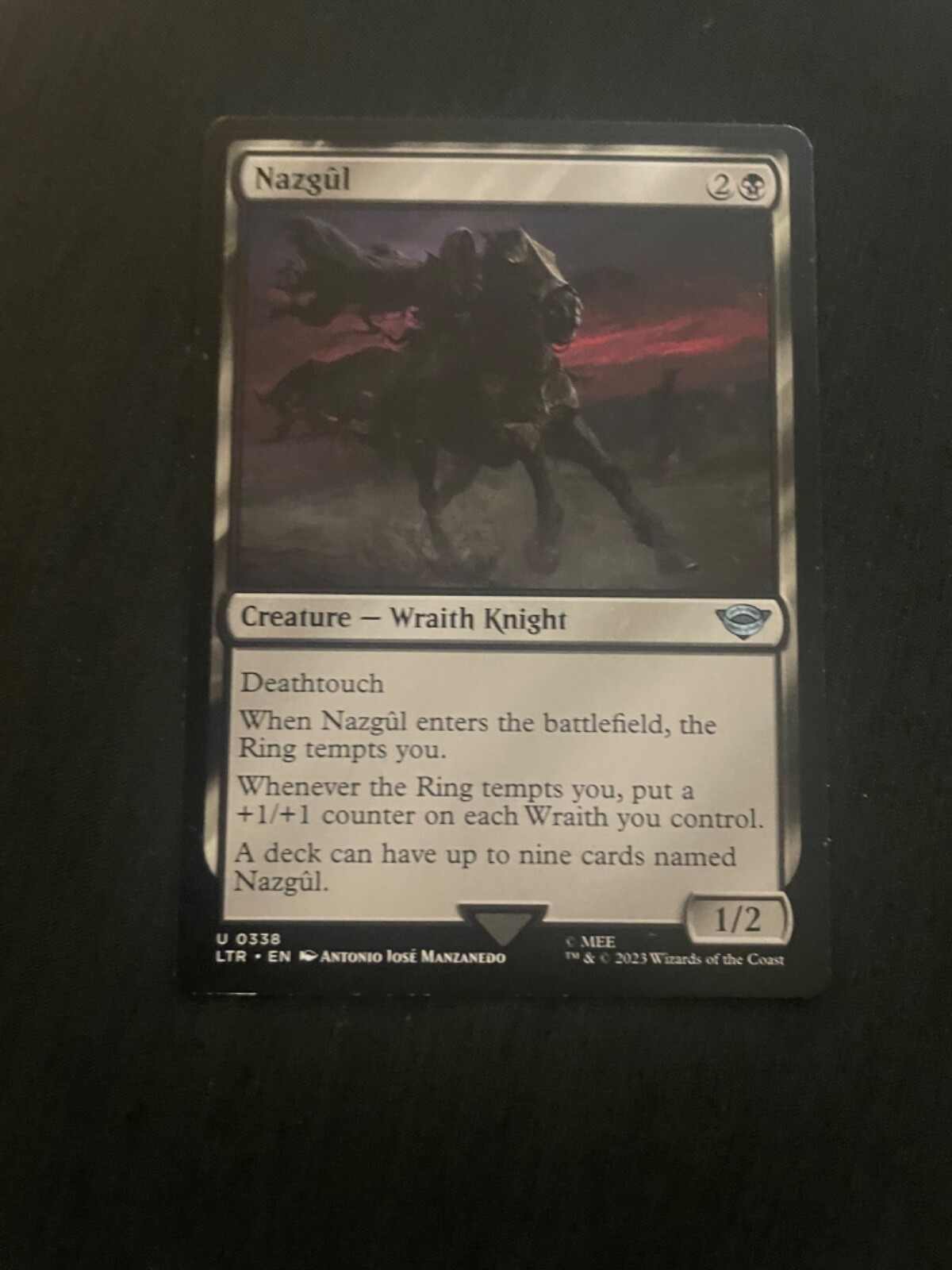 MTG Nazgul The Lord of the Rings: Tales of Middle-earth 0338 Regular ...