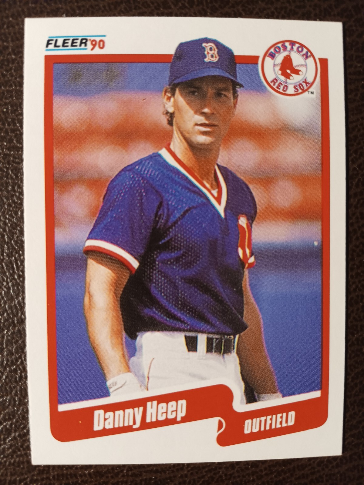 DANNY HEEP BOSTON RED SOX 1990 FLEER BASEBALL CARD #278 | eBay