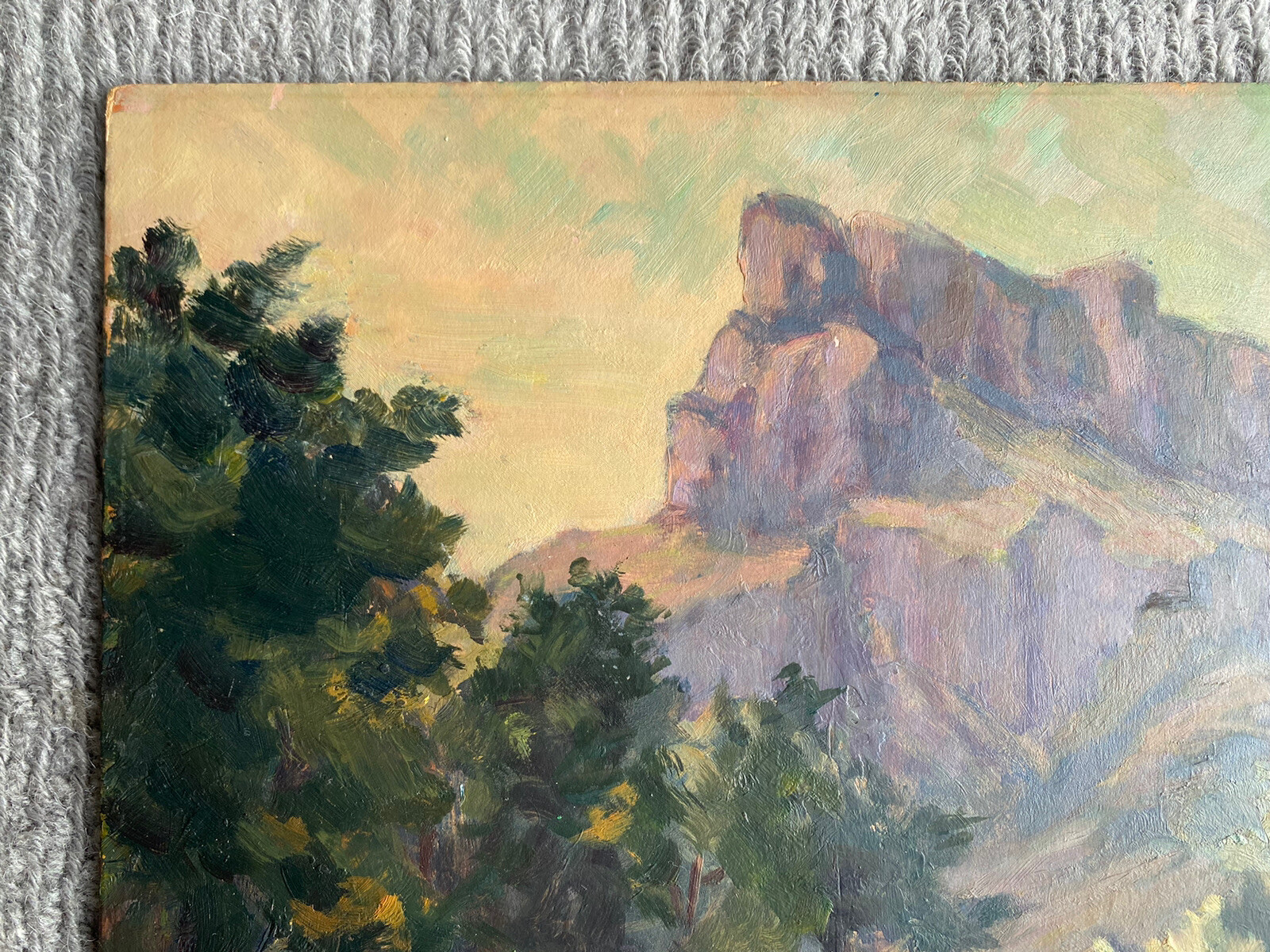 FRENCH IMPRESSIONIST MOUNTAIN SCHOOL ALPS HAUTE-SAVOIE CHARLES BENARD ...