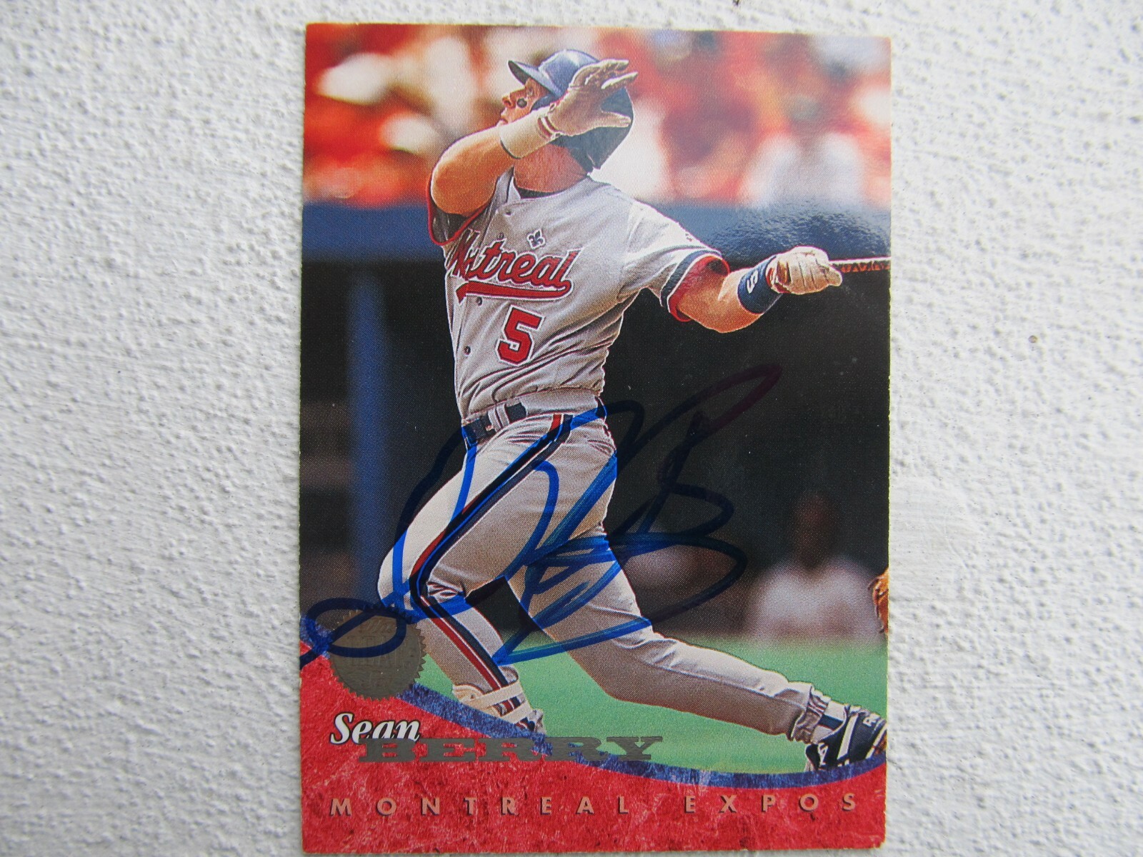 Expos Sean Berry Signed Autographed 1994 Donruss Nr.Mint | eBay