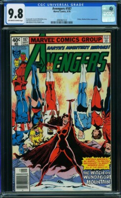 Avengers #187 (Marvel, 9/79) CGC 9.8 NM/MT (Chthon, Modred & Bova ...