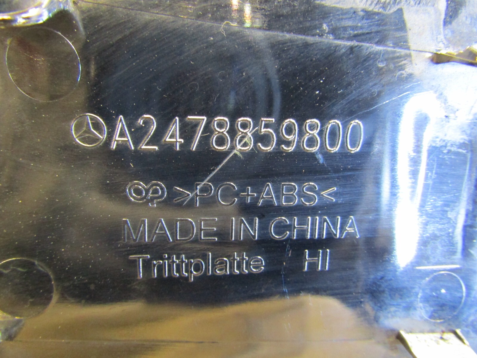 Mercedes GLB X247 Rear Bumper Chrome Cover Plate A2478859800 ...