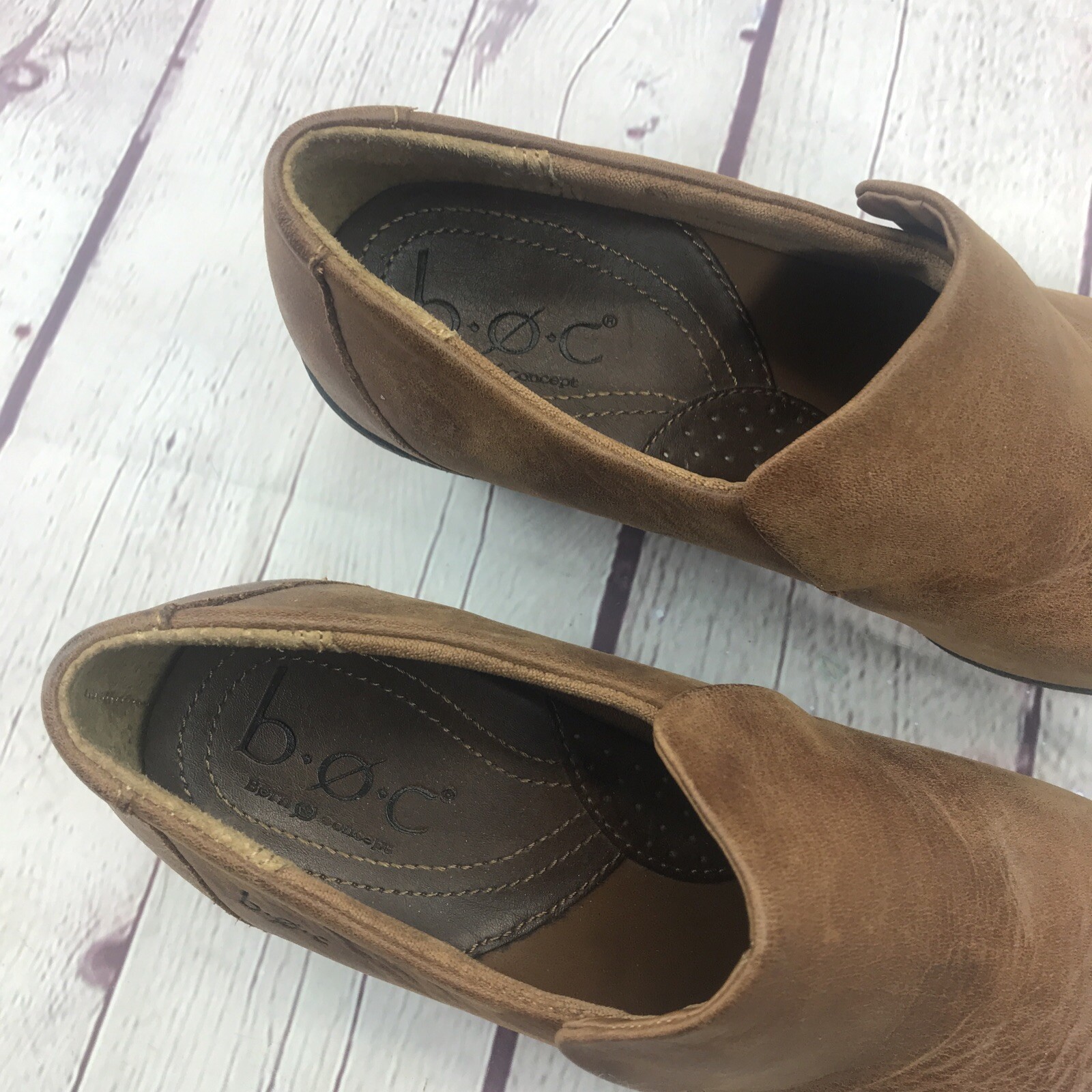 BOC Born Concept Clogs Bootie Brown Women's Size 7.5 … - Gem