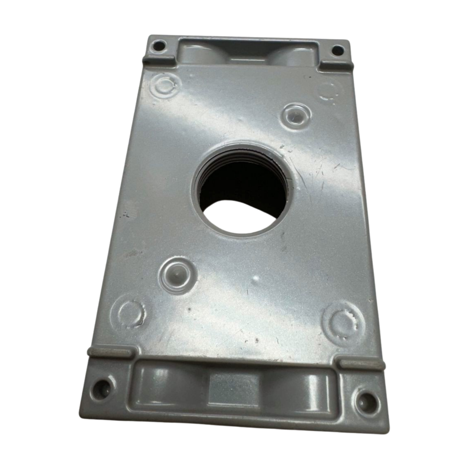 1-Gang Aluminum Outlet Box, E121488, LR57925, 5 Outlet Holes (3/4") | eBay