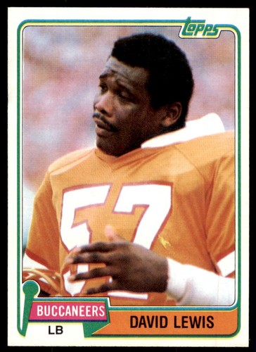 1981 TOPPS DAVID LEWIS TAMPA BAY BUCCANEERS #341 | eBay