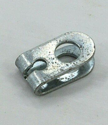 BRAKE CABLE CLEVIS (U-BRACKET) VINTAGE SNOWMOBILE MINI BIKE 1 1/8" L 3/ ...