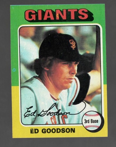 1975 Topps Ed Goodson San Francisco Giants #322 Excellent | eBay