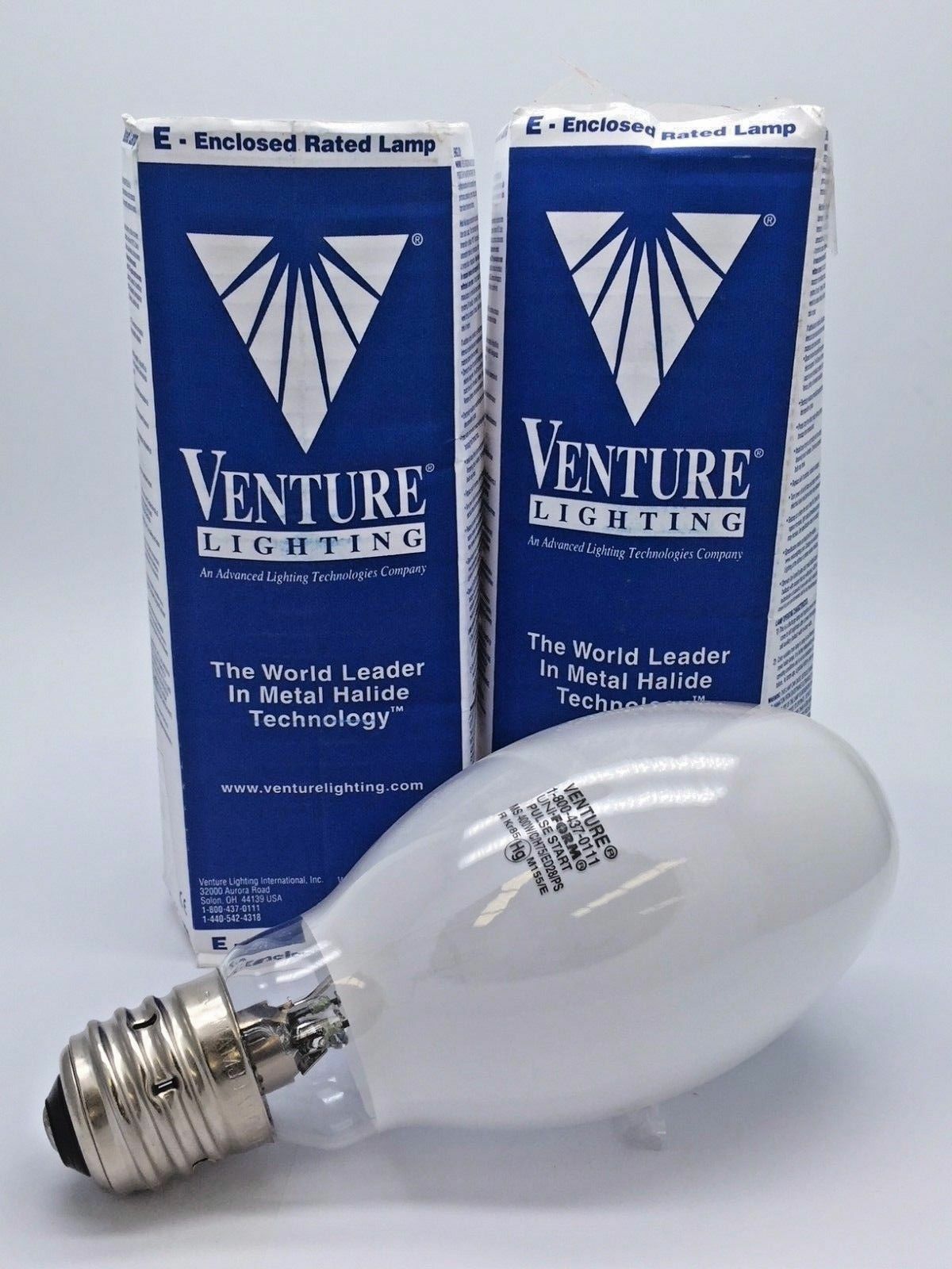 Venture MS400W/C/H75/ED28/PS 400W Lamp Coated Pulse Start R Kr85 HG ...