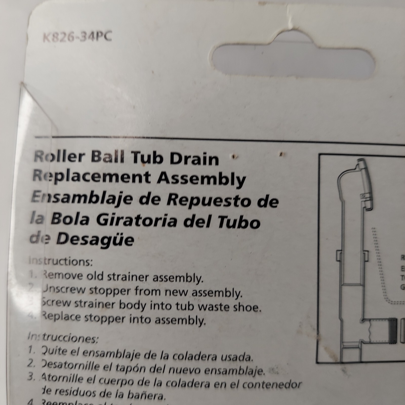 Plumb Pak Chrome Metal Closure Assembly K826-34pc for sale online | eBay