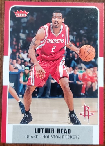 2007-08 FLEER LUTHER HEAD HOUSTON ROCKETS CARD #167 NM/MT | eBay