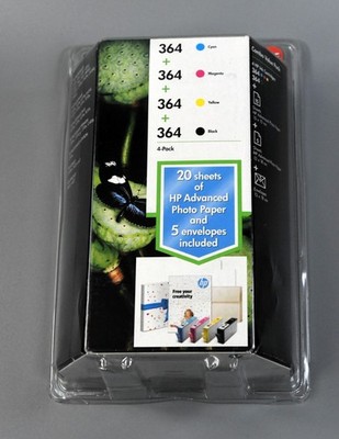 HP 364 CMYK Ink Cartridge 4-Pack, end Feb 2016 | eBay UK