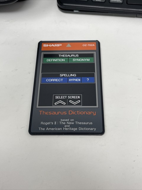 Sharp Wizard 128kb Oz-8200 Personal Electronic Data Organizer PDA for sale online | eBay