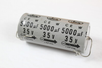 SUN Capacitor Leaded 5000uF 35V | eBay
