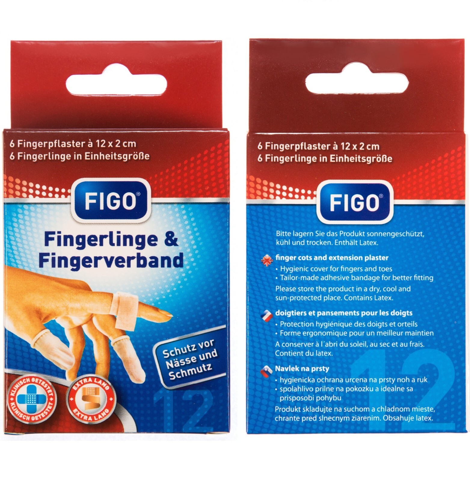 4 Packungen = 24 Pflaster Fingerpflaster + 24 Fingerlinge ...