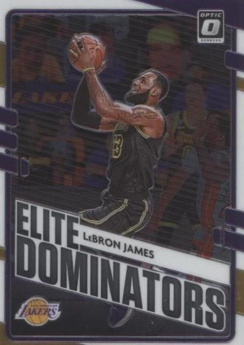 2020-21 Panini Donruss Optic - Elite Dominators LeBron James #3 for ...