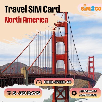 New - North America Travel Sim Card High Speed Data 4G/LTE | eBay