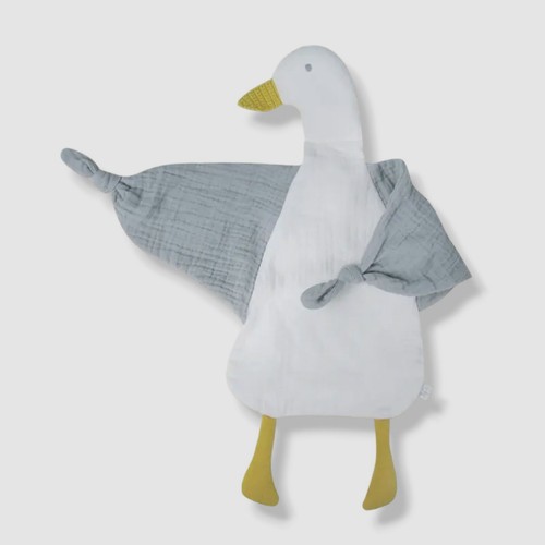 $40 Albetta Baby Kids White/Gray Hand-Crochet Duck Cuddle Toy | eBay