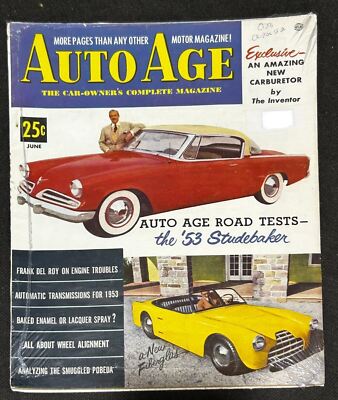 1953 June Auto Age Magazine, Excellent condition | eBay