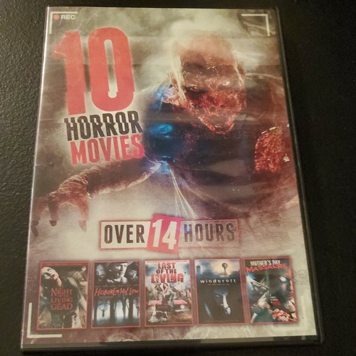 10 Horror Movies Over 14 Hours of Film [2- Dvds] | eBay