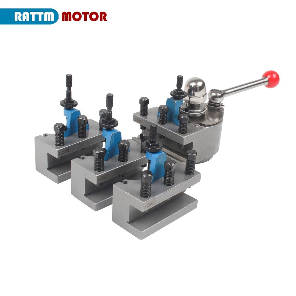 European-Style Quick Change Tool Post Kit Lathe Tool Holder Rest BV20-1 ...