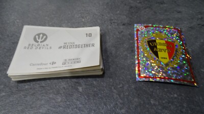 GROS LOT PANINI FOOTBALL BELGIAN RED DEVILS BELGIQUE FIFA WORLD CUP 52 ...