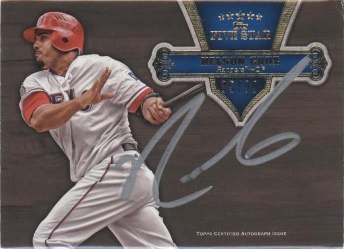 2012 Topps Five Star - Silver Signatures Nelson Cruz #FSSI-NC /99 (AU ...