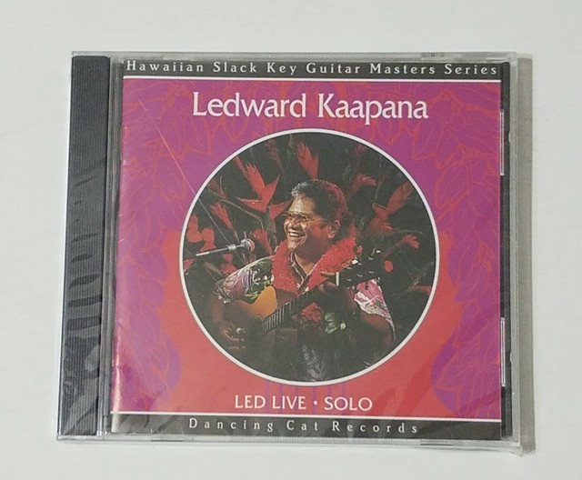 Led Live-Solo by Ledward Kaapana (CD, Sep-1994, Dancing Cat) for sale ...