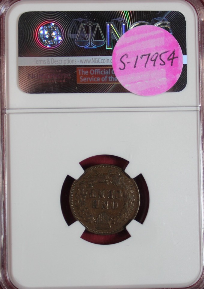 1871 INDIAN CENT NGC XF45 BN | eBay