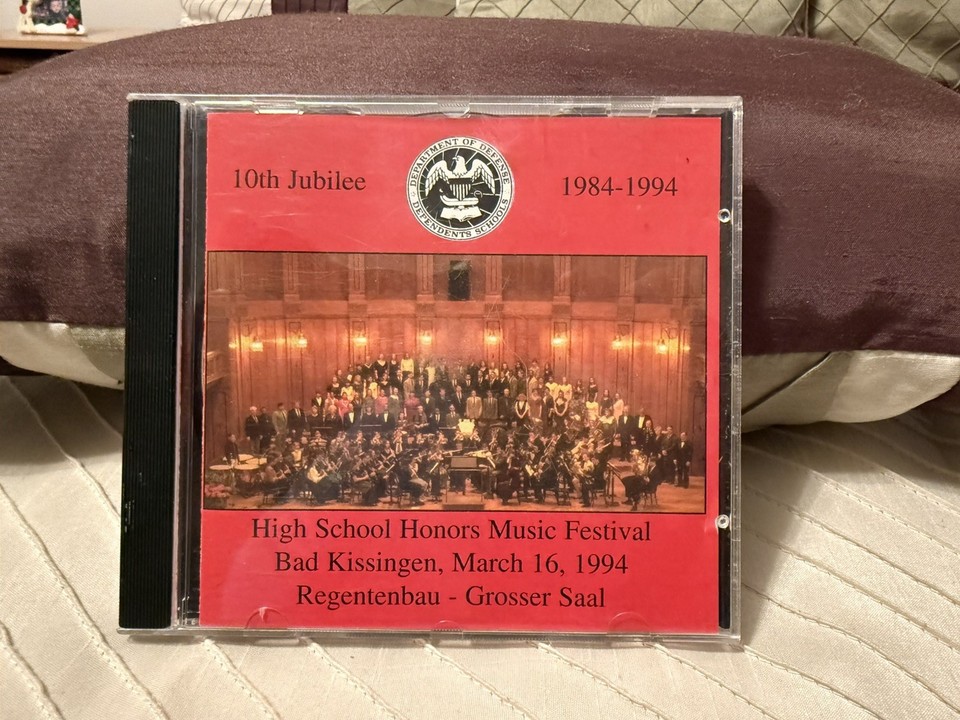 1984-1994 Dept of Defense Dependent High School Honors Band Chorus CD 3 ...