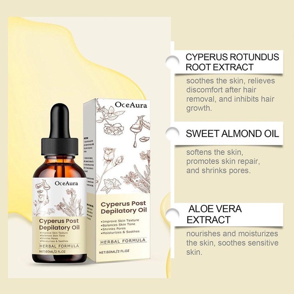 Cyperus Rotundus Oil For Hair RemovalReducing Body 60ml Hair Growth ...