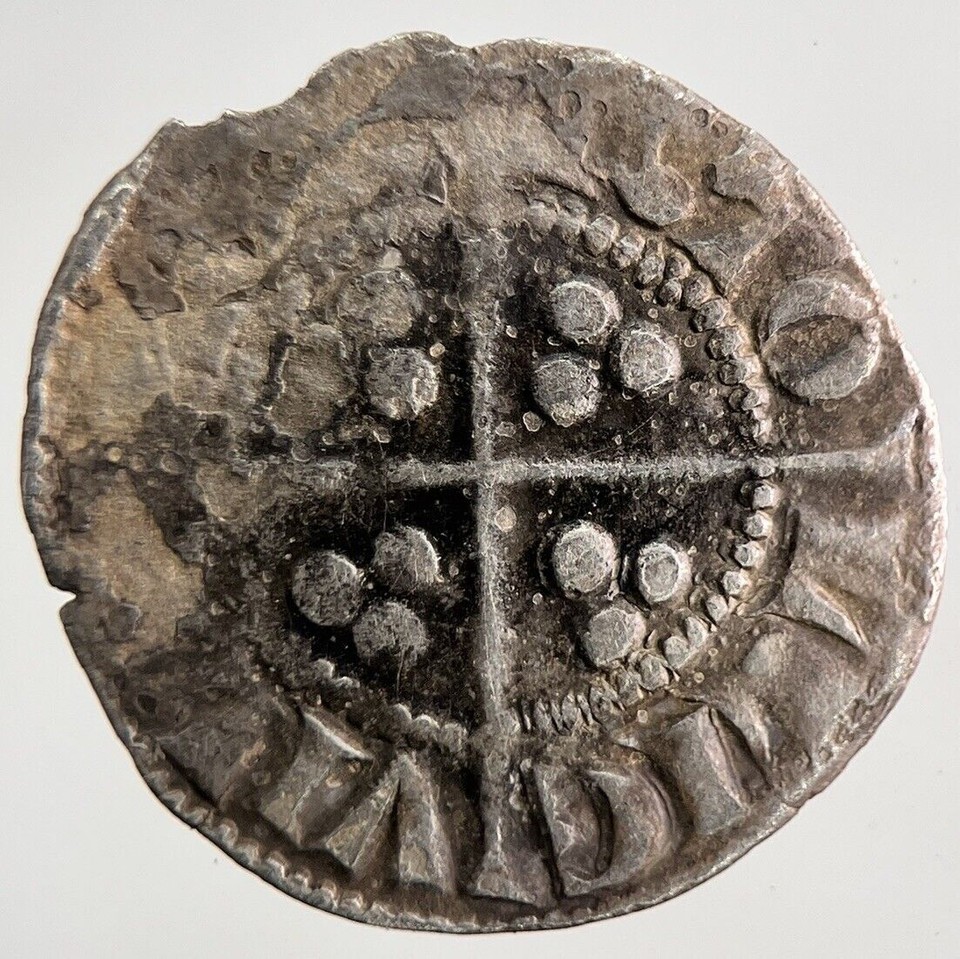 British Medieval Edward III 3rd Penny Hammered Silver Coin ...