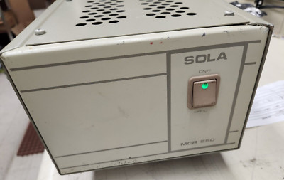 SOLA MCR 250 MICRO COMPUTER REGULATOR 250VA | eBay