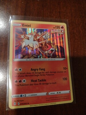 Entei 19/203 Evolving Skies Holo Rare Pokemon Card Pokémon TCG 019 | eBay