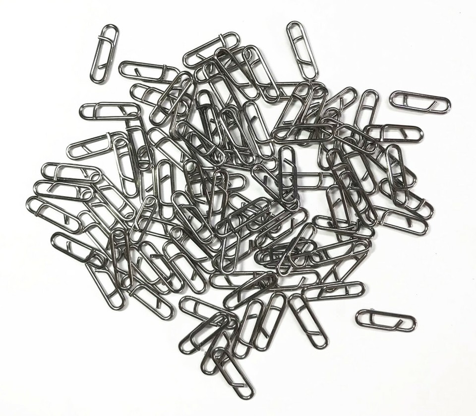 30 Pcs Lure Link / Power Clips Paperclip Fishing Lure Fast Snap | eBay