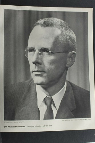 Jay Wright Forrester Print of International Portrait Gallery Vintage ...